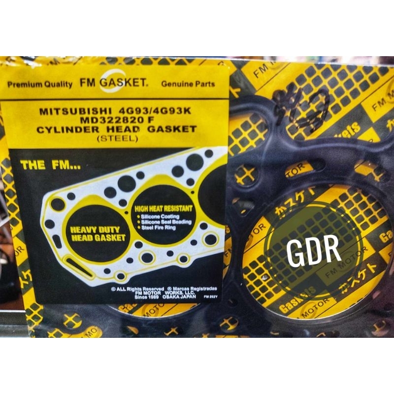 4G93 Cylinder Head Gasket. STEEL. Japan. | Shopee Philippines