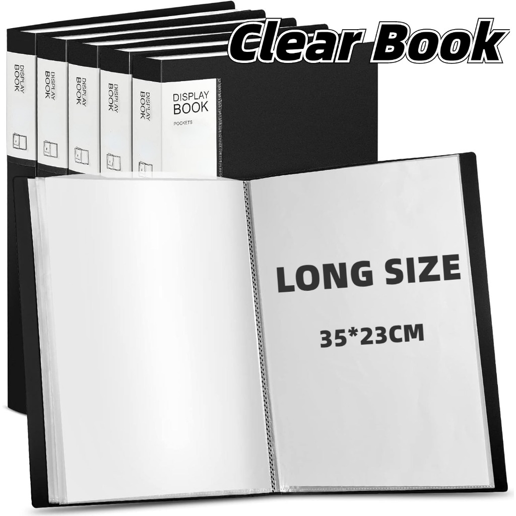 Clear Book Long Clear Folder Presentation Presentation Book Display ...