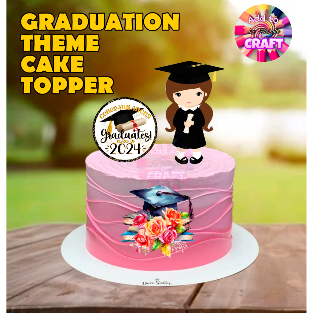 Graduation Theme Cake Topper | Shopee Philippines