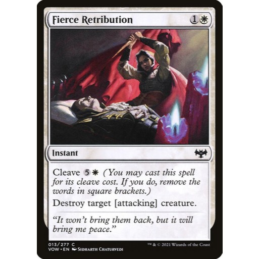 Fierce Retribution - Innistrad: Crimson Vow | Shopee Philippines