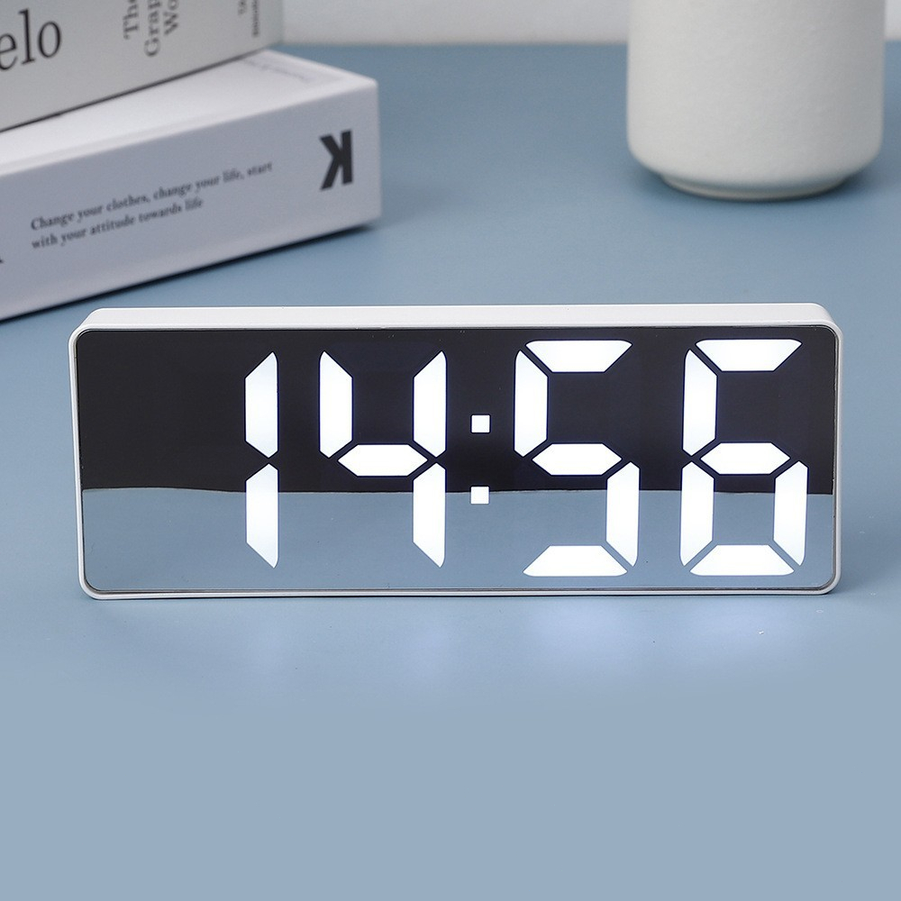 Digital Desk Clock Led Clock Table Clock Desk Clock Smart Voice Control ...