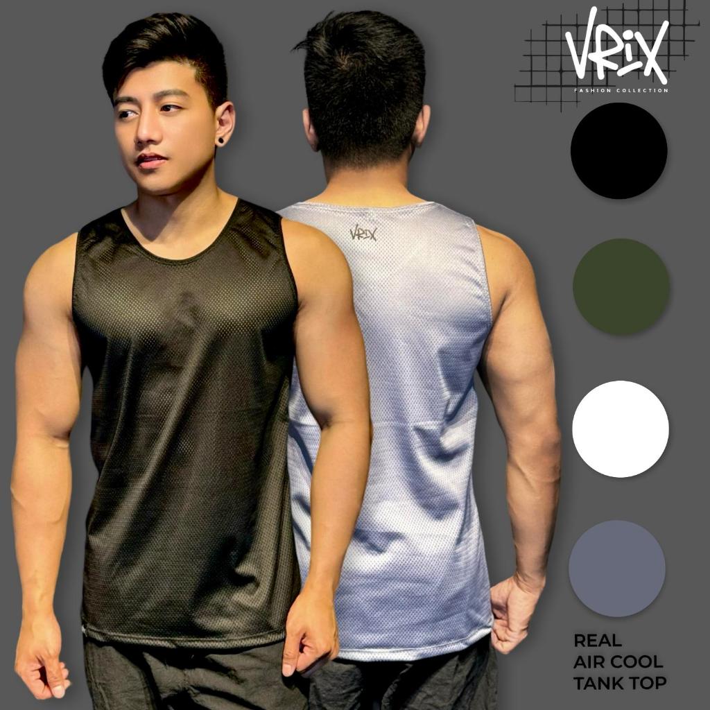 AIR COOL TANK TOP (REAL AIR COOL FABRIC ) Menswear Clothing | Shopee ...