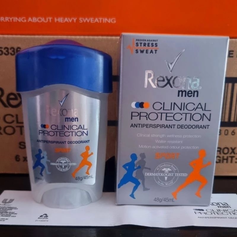 Rexona Men Clinical Protection Antiperspirant Deodorant Sports 45mL ...