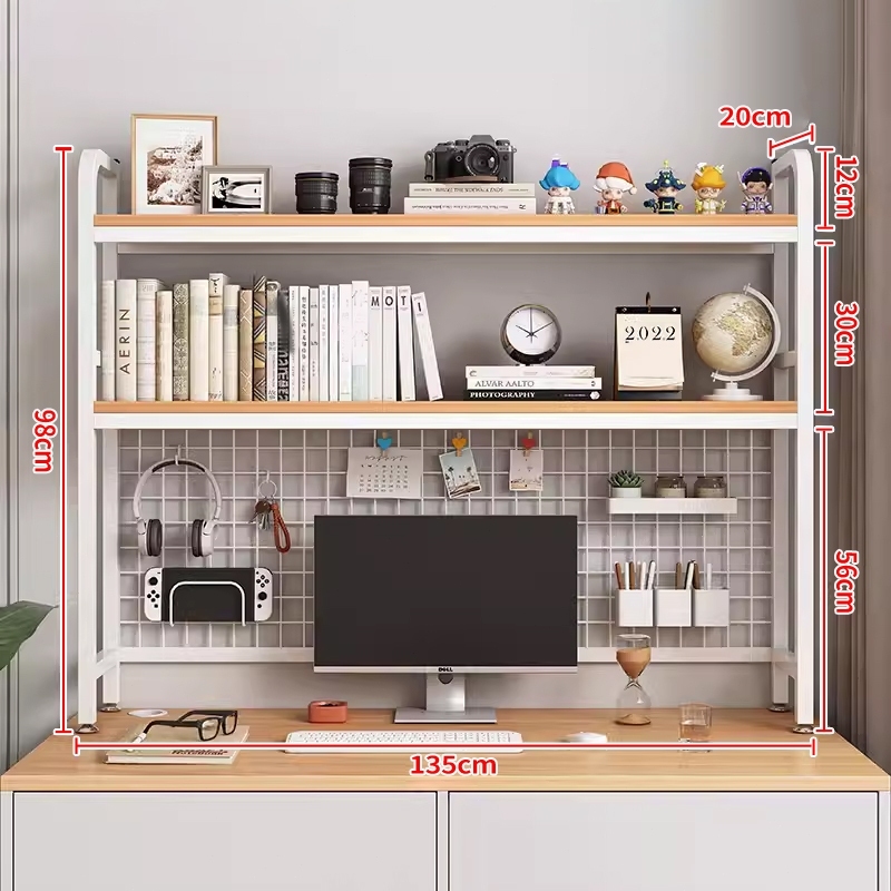 COD Desktop Organizer Tabletop Rack Multi-laver Student Bookshelf ...