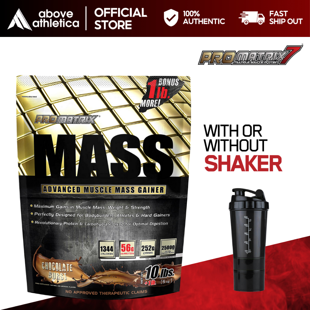 Promatrix Mass Gainer 6lbs 11lbs - Whey Protein Chocolate | Shopee ...