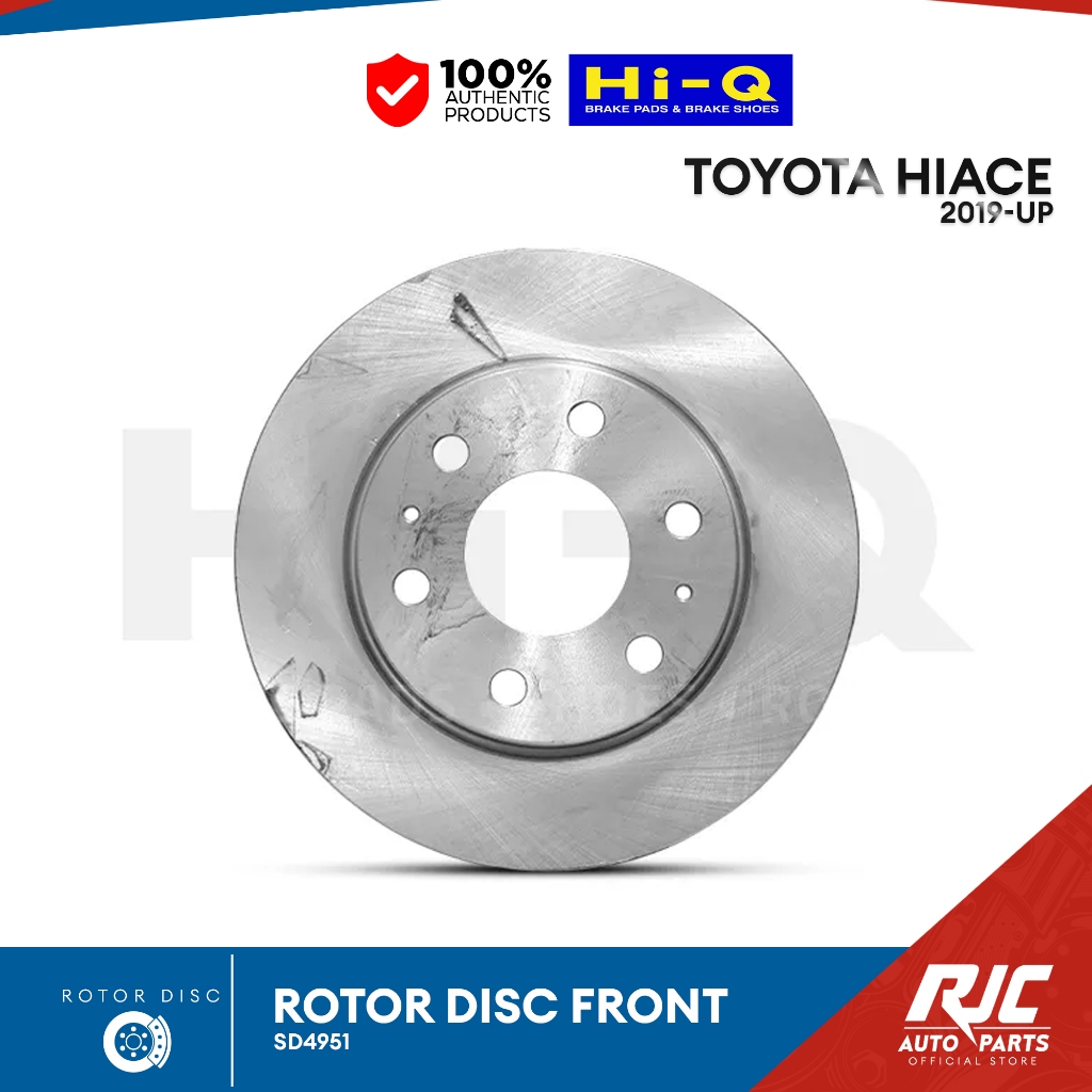 HI-Q ROTOR DISC TOYOTA HIACE FRONT 2019-UP SD4951 1pc | Shopee Philippines