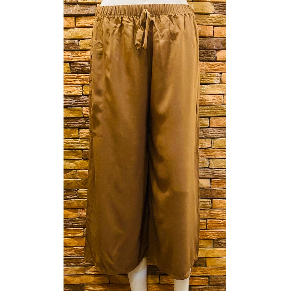 CHALLIS Plain Square pants w/Pocket (CAN FIT UP TO XL) | Shopee Philippines