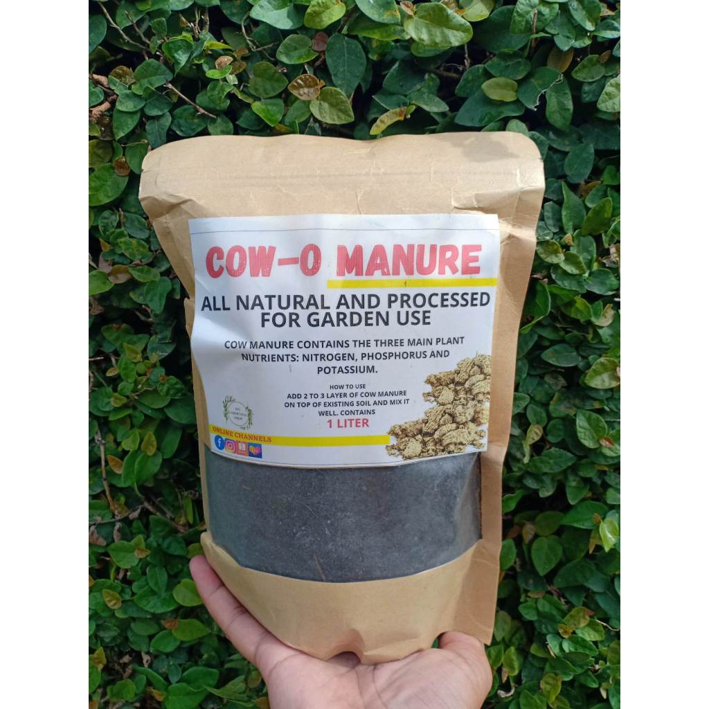 1 Liter Dried Pure Cow Manure Organic Fertilizer Organic Fertilizer for ...