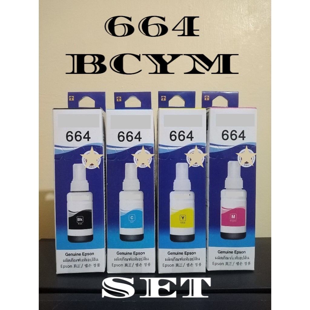 664 Compatible Printer Ink (LATEST - TOP AND BOTTOM HOLOGRAM STICKER ...