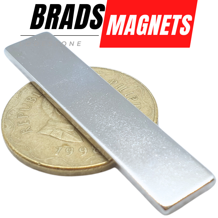N52 Neodymium Bar Magnet 50mm L x 10mm W VARIATIONS Super Strong Rare ...