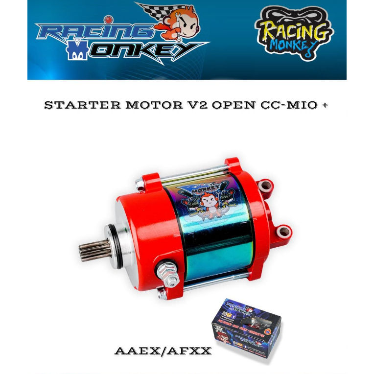 Racing Monkey New Version Starter Motor Open CC V2 Mio Sporty/Amore ...