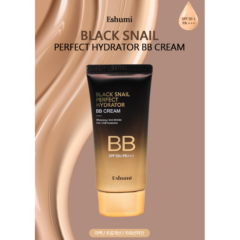 [ESHUMI] Black Snail Perfect Hydrator BB Cream - 50g (SPF50+ PA ...