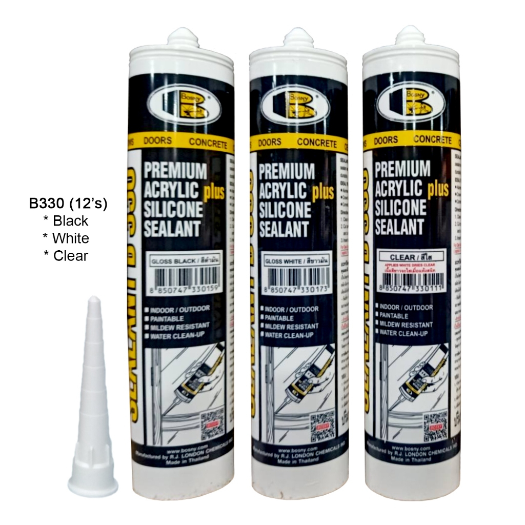 Sealant Acrylic Silicone BOSNY B330/B212 (PER PIECE/TINGI) | Shopee Philippines