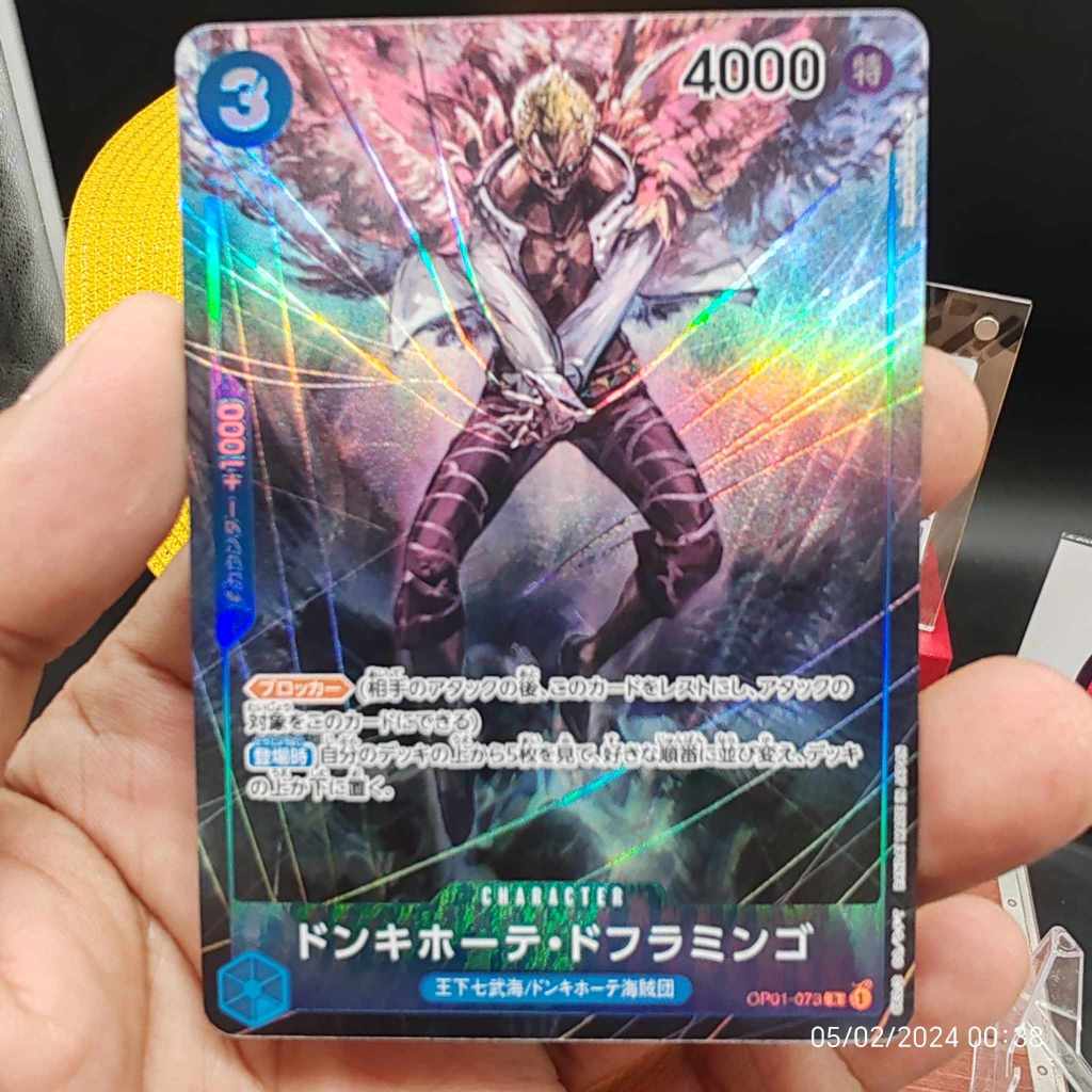 One Piece TCG - OP01-073 PR Donquixote Doflamingo | Shopee Philippines