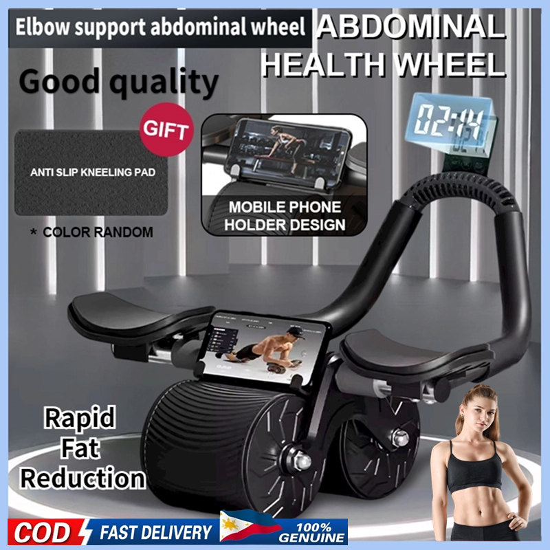 Beginner Abdominal Health Wheel Support Rebound Ab Rollers Fitness ...