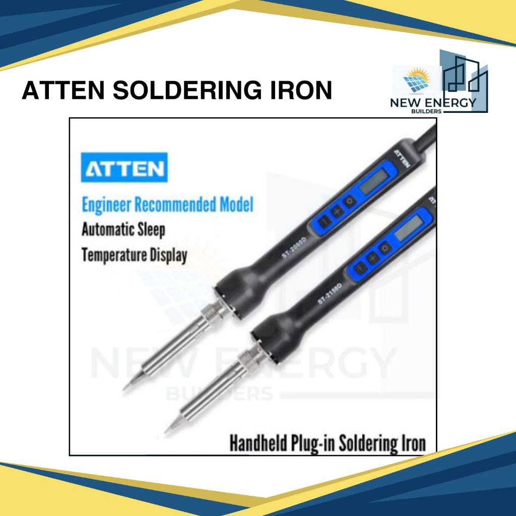 ATTEN Soldering Iron ST-2065, ST-2150D Adjustable temperature Soldering ...