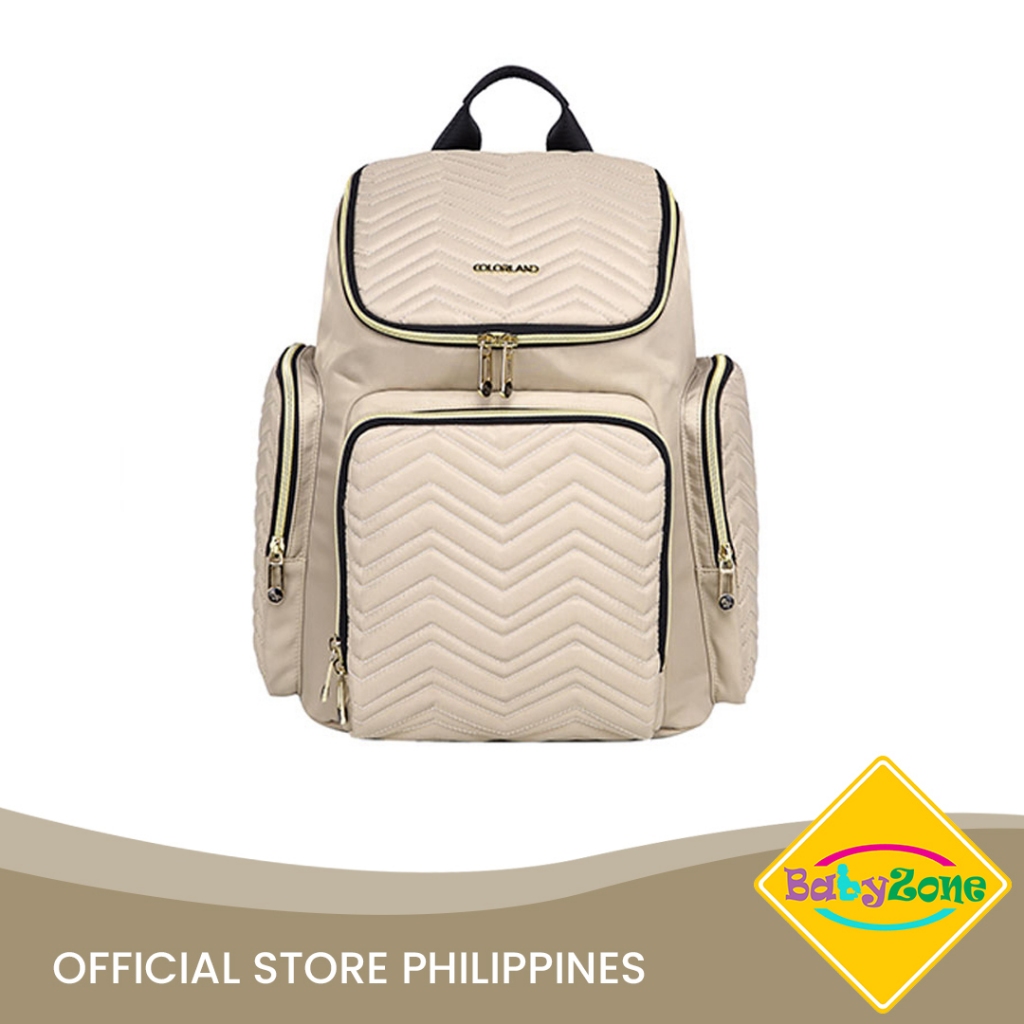 Colorland Georgia Baby Changing Backpack (BP146-C/Khaki) | Shopee ...