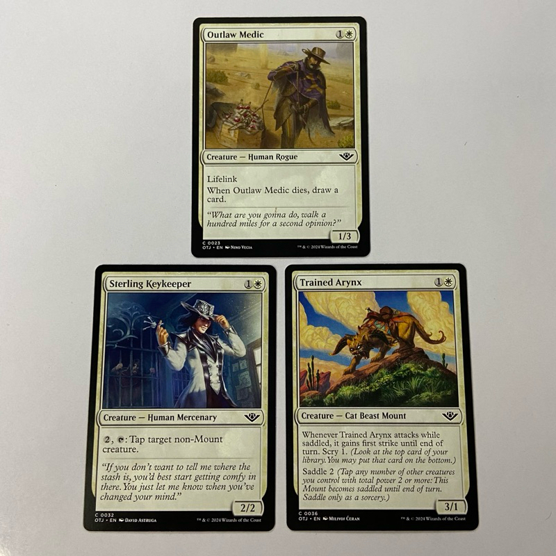 OUTLAW MEDIC STERLING KEYKEEPER TRAINED ARYNX | OTJ OUTLAWS OF THUNDER ...