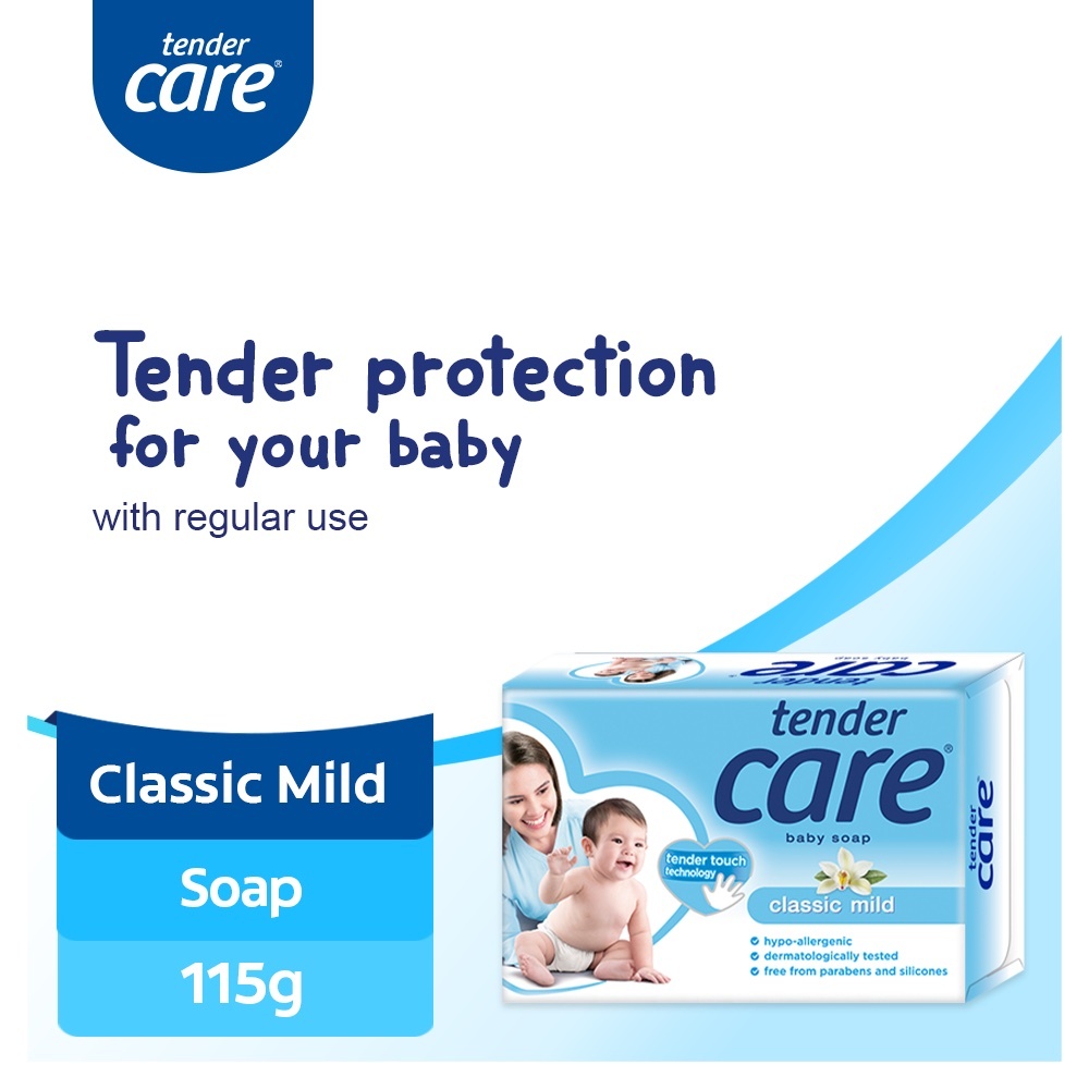 Tender Care Hypoallergenic Baby Soap Classic Mild 115g | Shopee Philippines