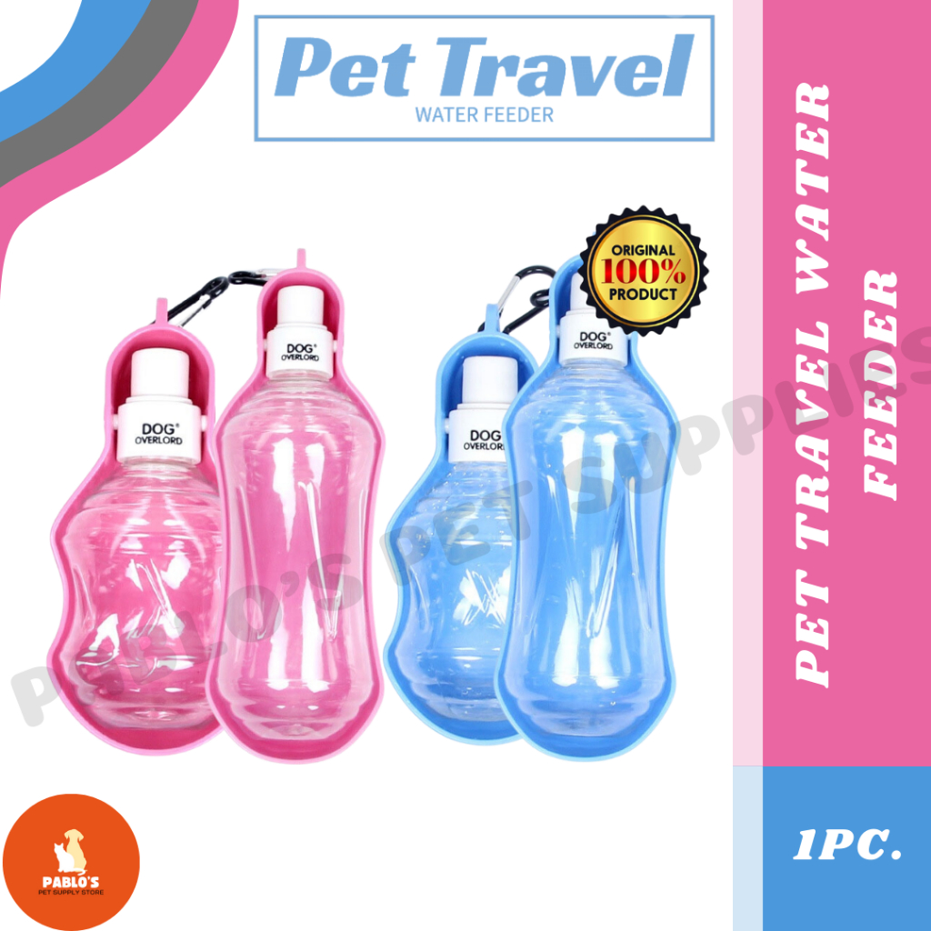 Pet Travel Water Feeder Water Drinking Cat and Dog Fountain Pet ...