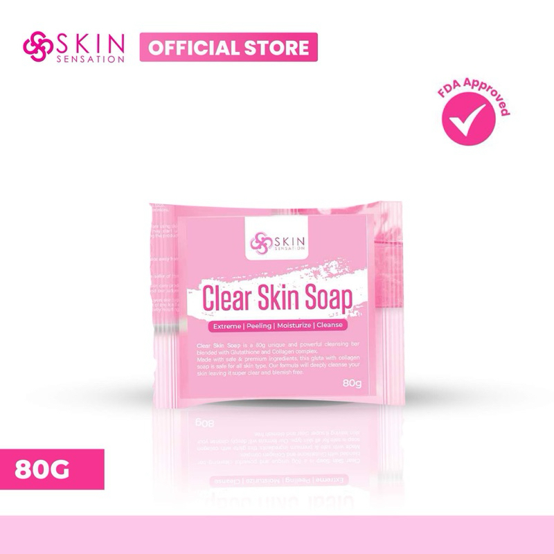 Skin Sensation Clear Skin 80g Soap | Shopee Philippines