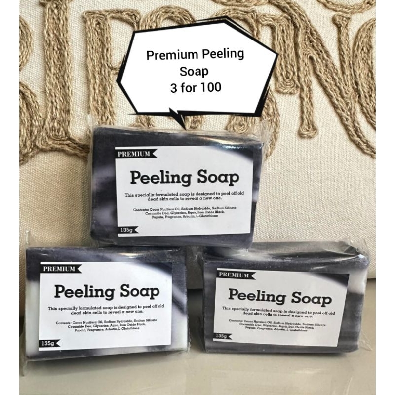 3 for 100 Premium Peeling Soap New Packaging | Shopee Philippines