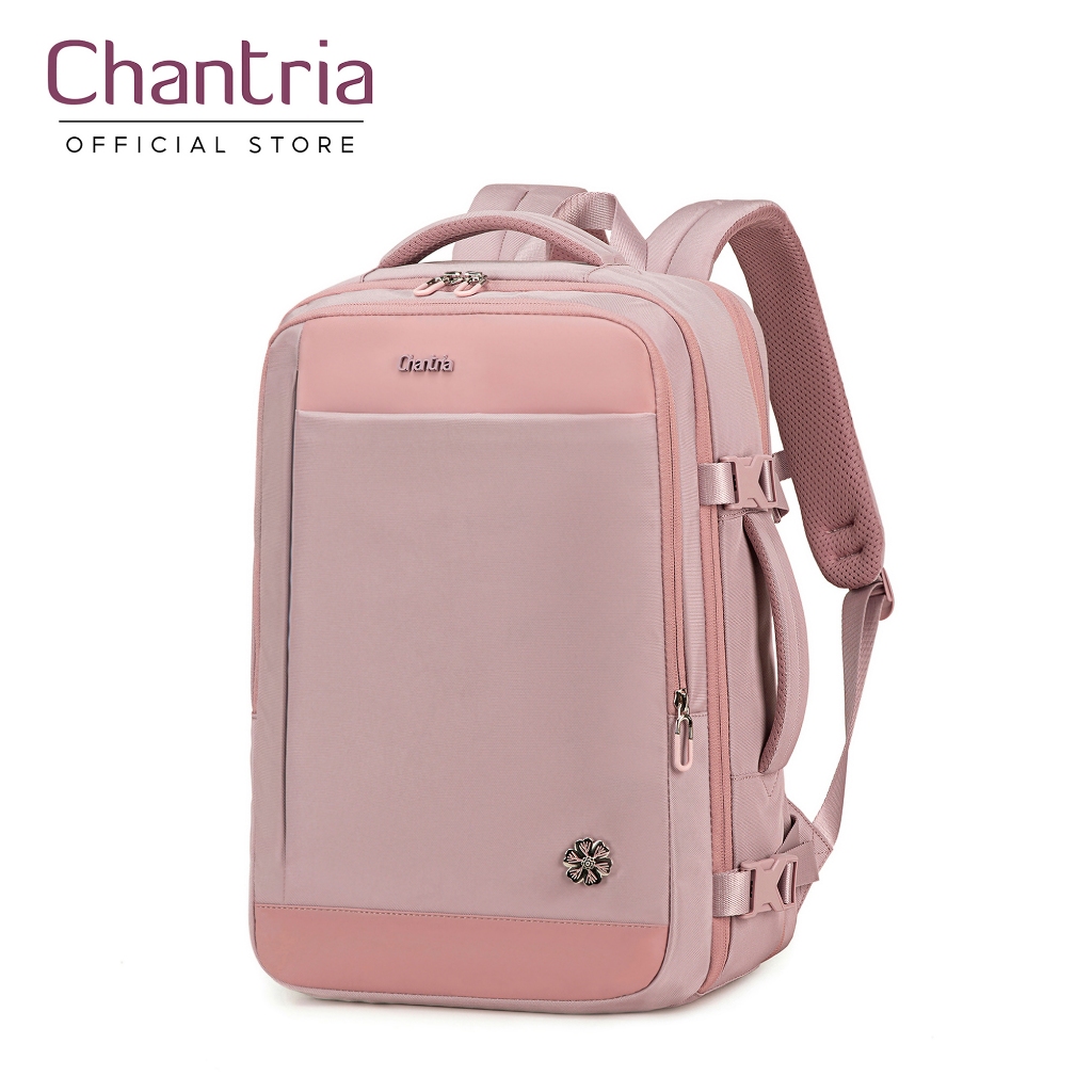 Chantria CB00606 Waterproof Expandable 3 Zipper Suitcase with USB Port ...