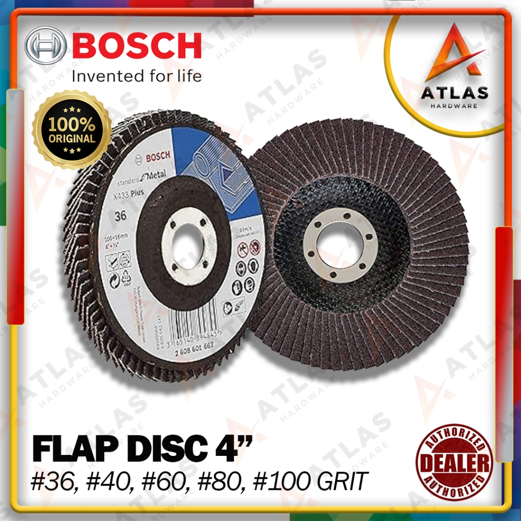 Bosch Flap Disc / Wheel 4" Original | Shopee Philippines