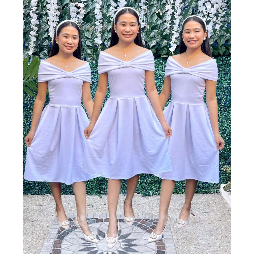 SYDNEY WHITE DRESS, for Graduation/First communion/Recognition, can fit ...