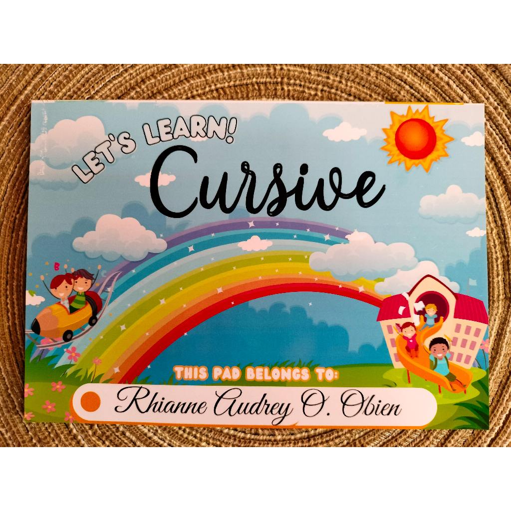 Cursive Tracing Pads for Grade 3 Students Cursive Name and Alphabet ...