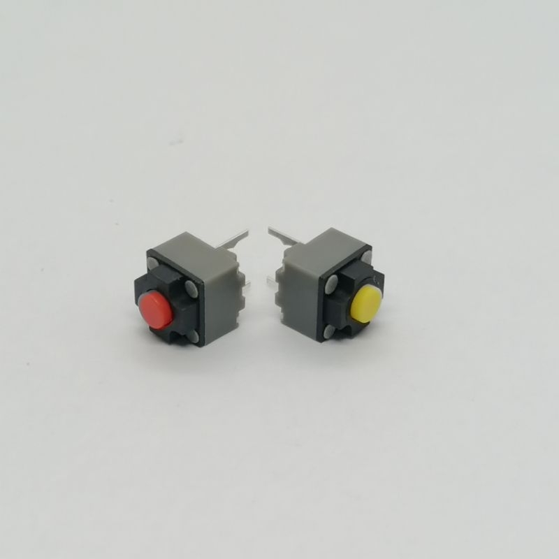 2 PCS ORIGINAL KAILH MUTE SQUARE MICRO SWITCH 7.3 YELLOW DOT RED DOT ...