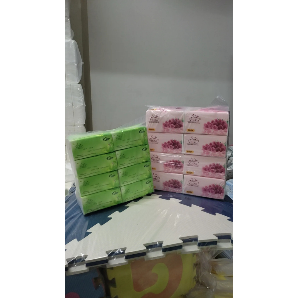 vinka Organic Facial Tissue 3 ply (600 sheets x 8 Packs) | Shopee ...