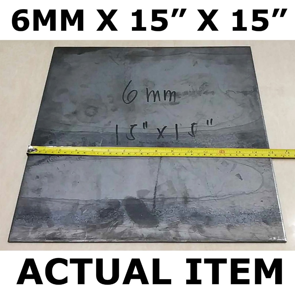 MS BASE PLATE 6MM X 15" X 15" MILD STEEL ...