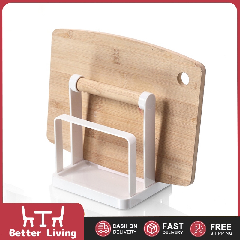 Multi functional minimalist chopping board holder that can drain water ...