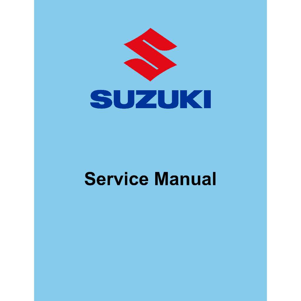 Suzuki Service Manual Complete Booklet | Shopee Philippines