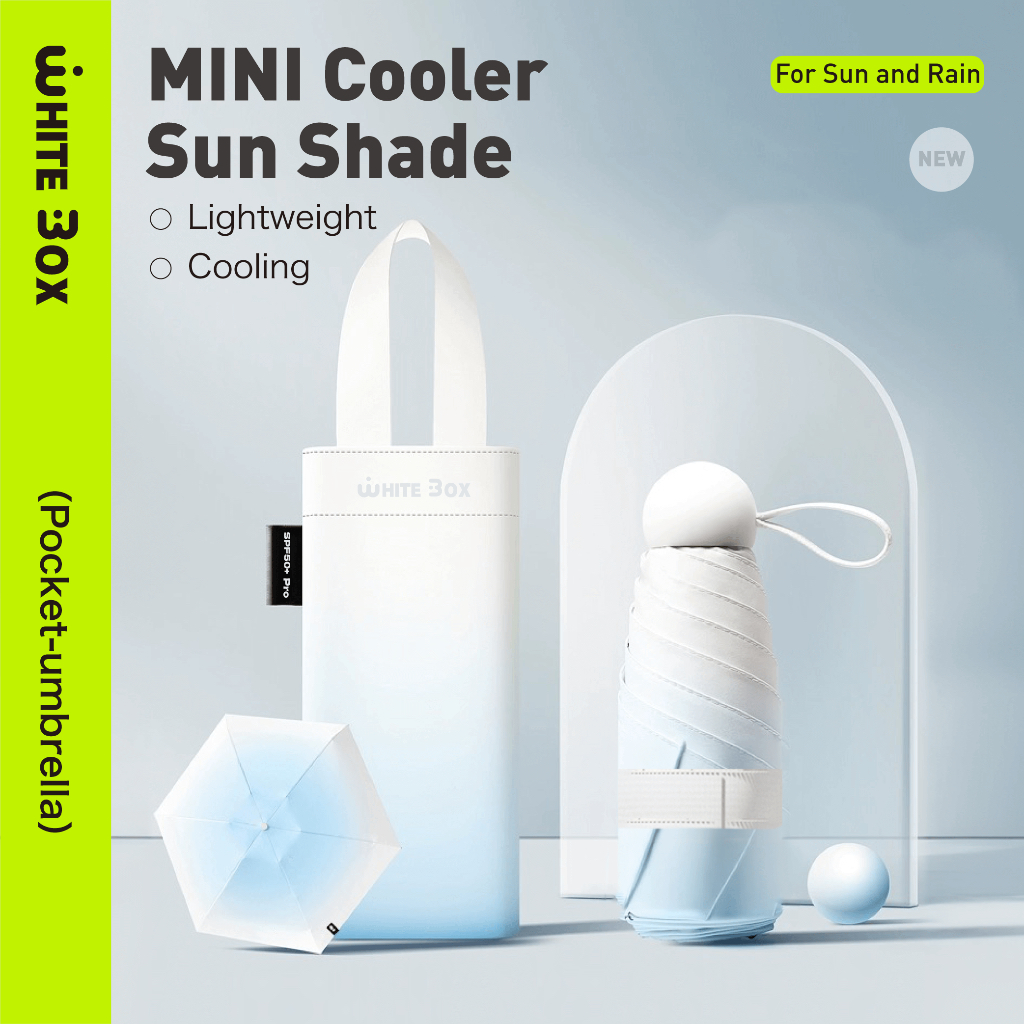 WHITEBOX Mini Ultra-light Pocket sun umbrella UV protection portable ...