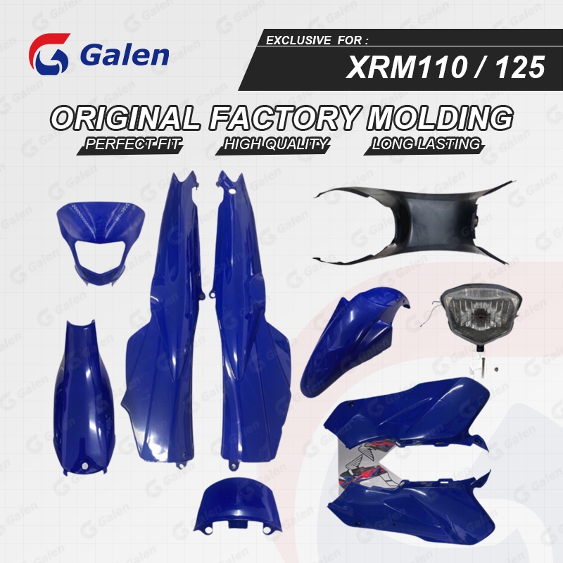 BLUE FULL SET COVER HONDA XRM110 XRM125 Motorcycle accessories | Shopee ...