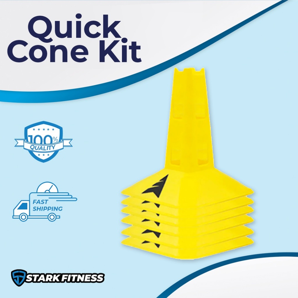 STARK FITNESS Quick Cone Kit (8 Cones 4 Poles) | Shopee Philippines