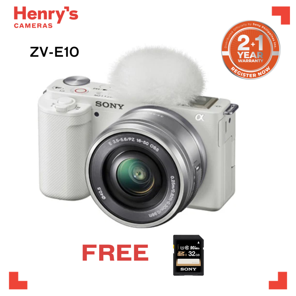 Sony ZV-E10 White Vlogging Camera with 16-50mm Lens - Henry's Cameras ...