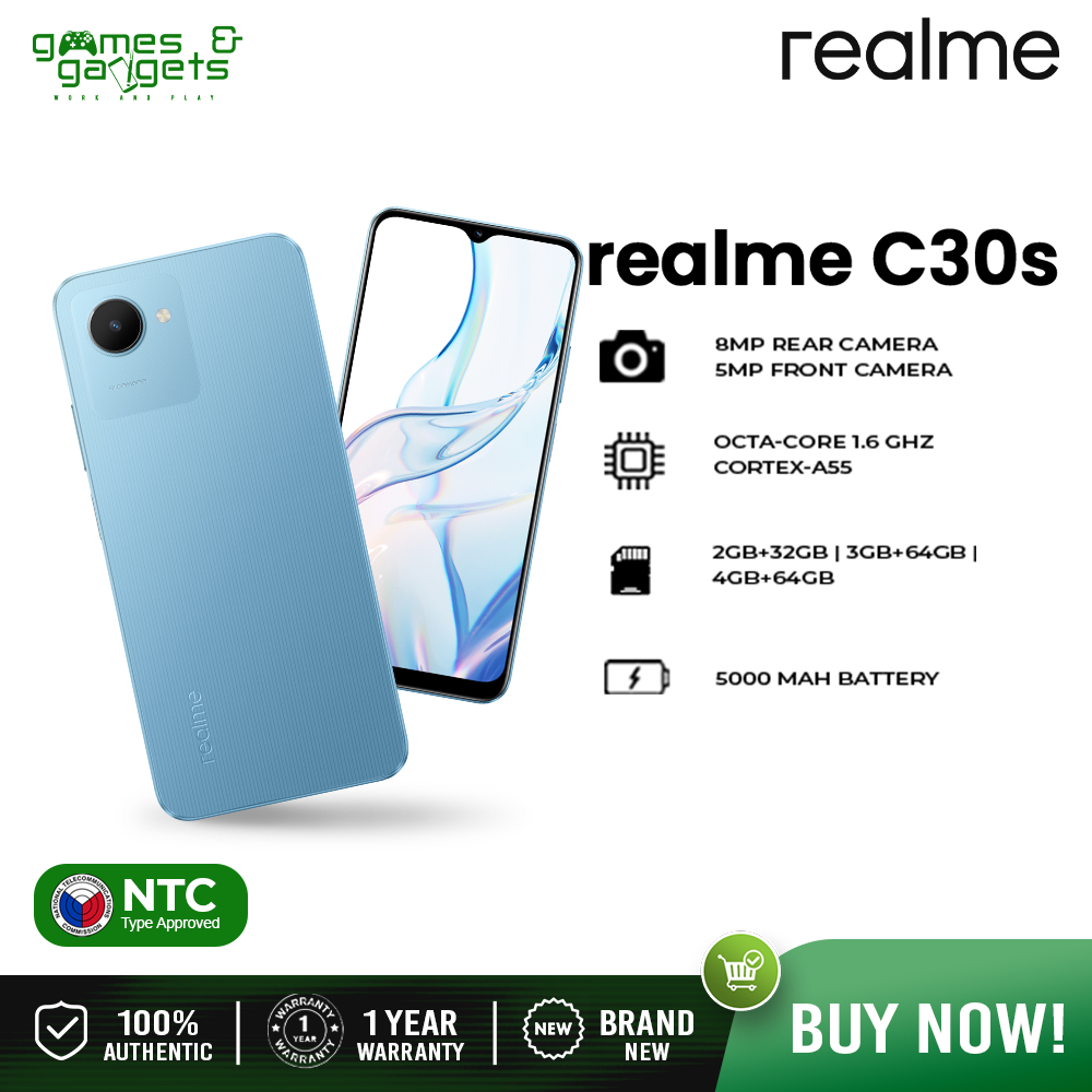 Realme C30s 2Gb+32Gb | 3Gb+64Gb | 4Gb+64Gb | Shopee Philippines
