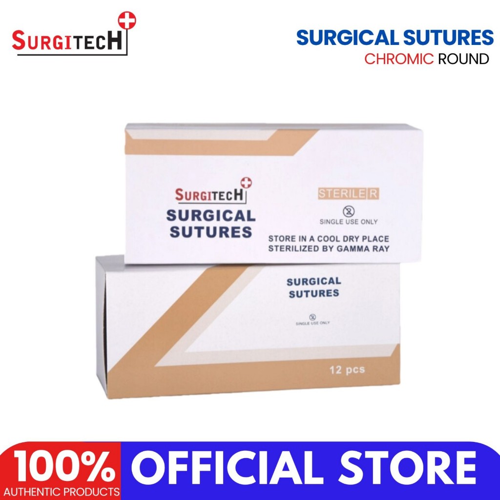 Surgitech Suture Chromic Round | Shopee Philippines