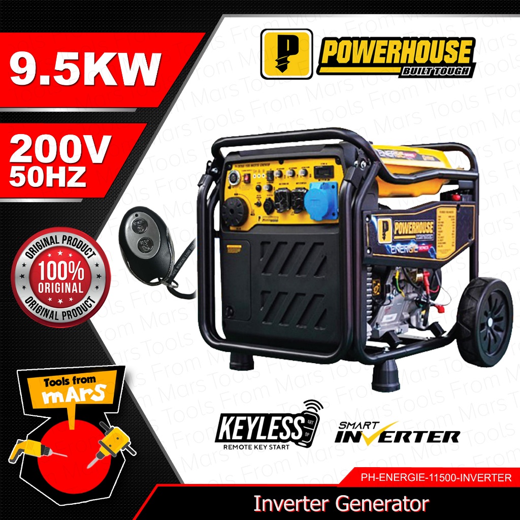 Powerhouse Energie Series Smart Inverter Gasoline Generator PH-ENERGIE ...