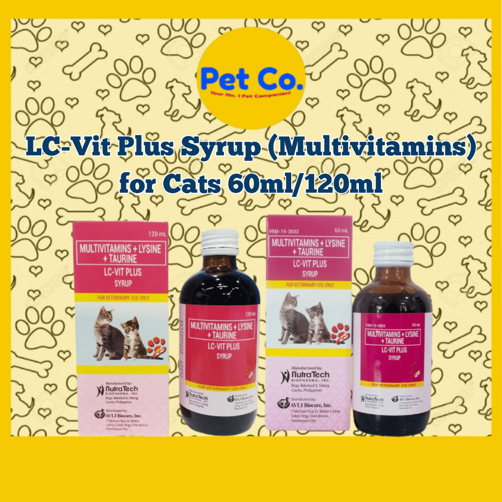 LC-Vit Plus Syrup (Multivitamins) for Cats 60ml/120ml | Shopee Philippines