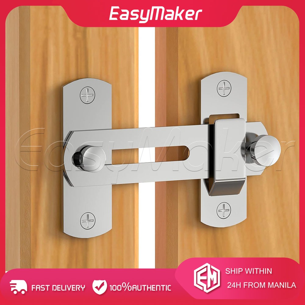 180 Degree Large Stainless Steel Gate Latches, Door Holder Flip Latch ...