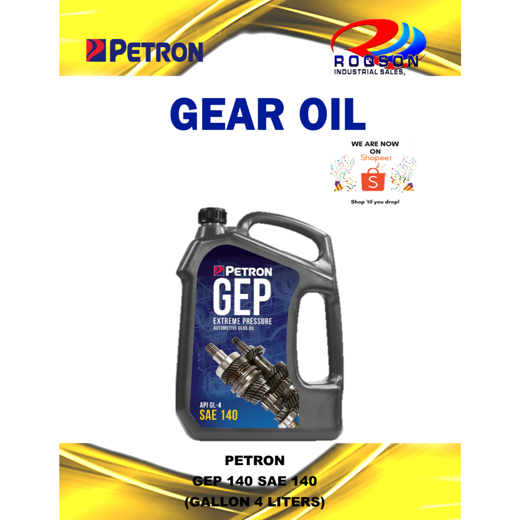 PETRON GEP GEAR OIL SAE 140 (GALLON 4 LITERS) | Shopee Philippines