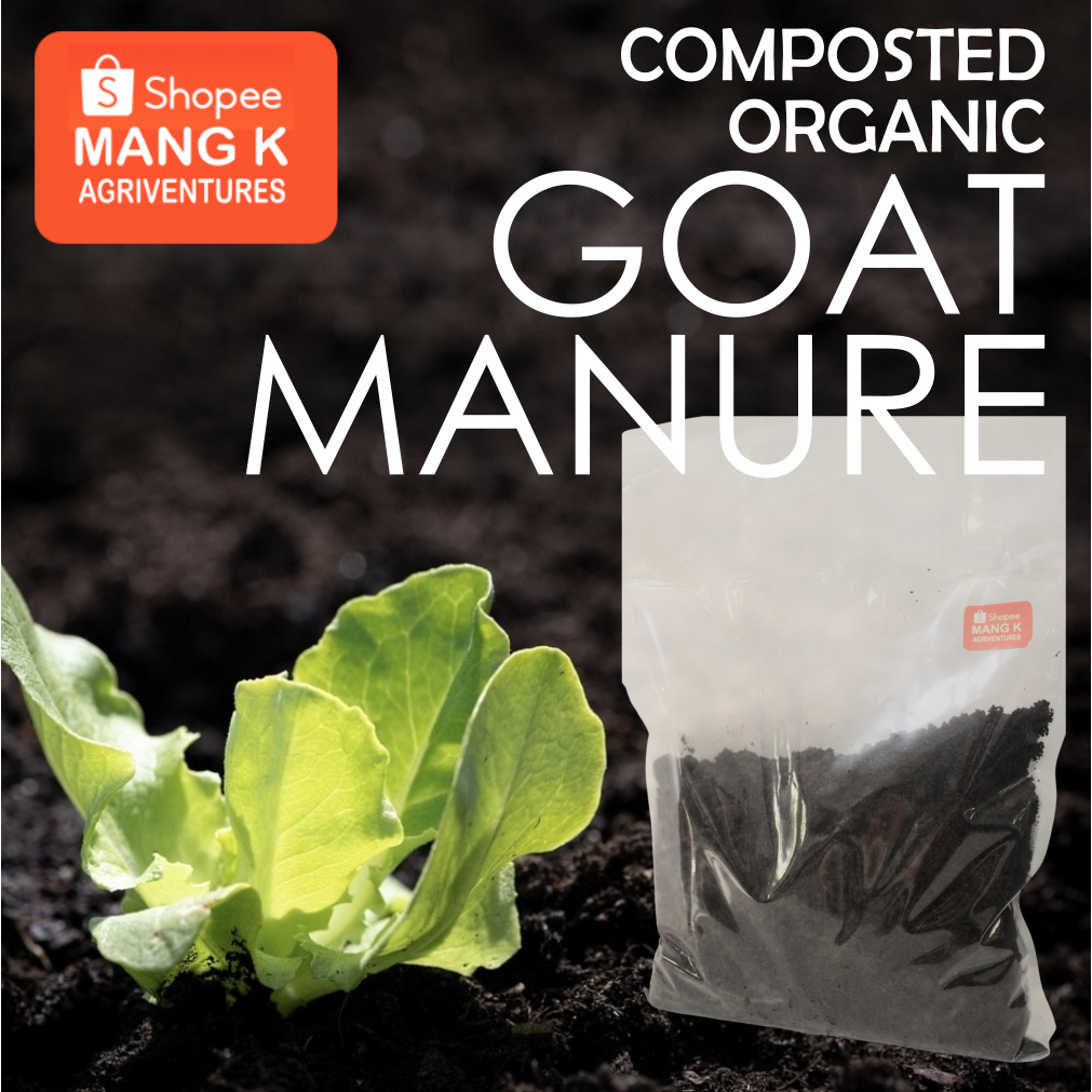 100 PERCENT ORGANIC GOAT MANURE COMPOST| 1kg | Shopee Philippines