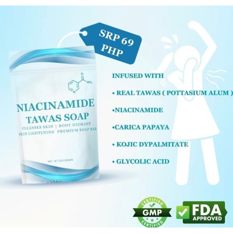 Niacinamide Tawas Soap 100grams Shopee Philippines