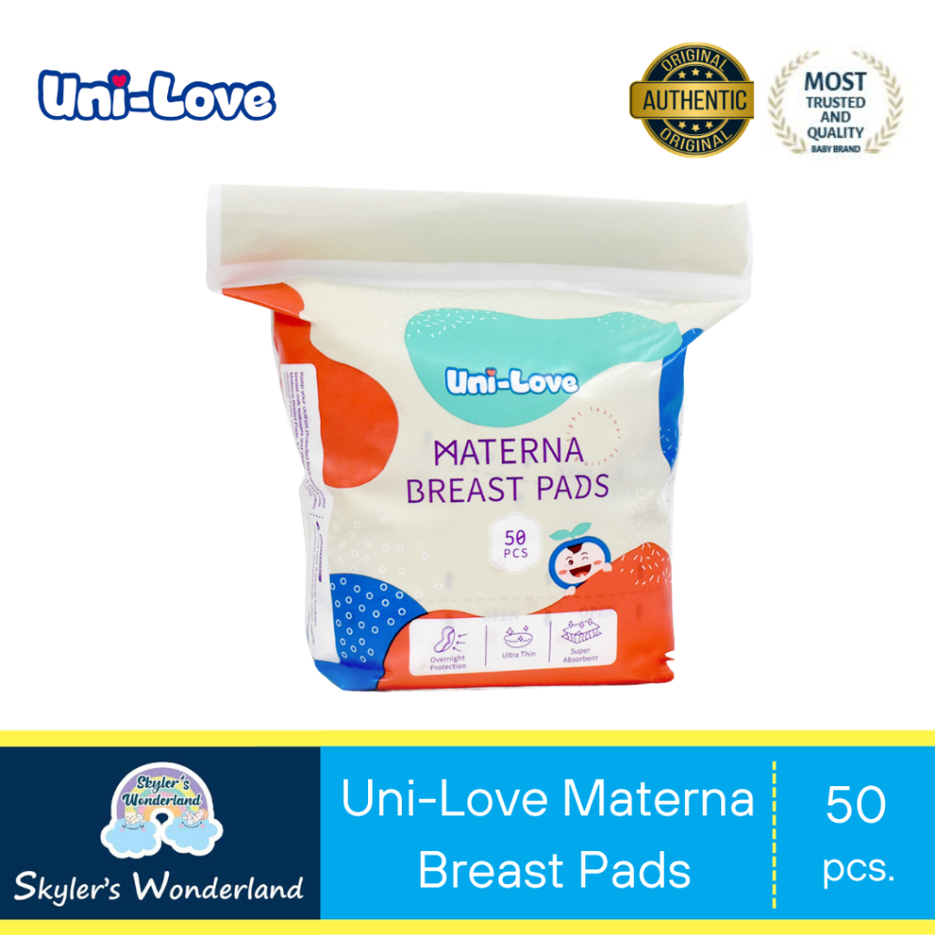 UniLove Materna Breastpads 50's Pack | Shopee Philippines