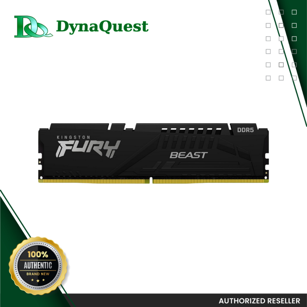 Kingston Fury Beast 16GB (1x16GB) DDR5 5600MT/s CL40 KF556C40BB-16 Desktop Memory | Shopee ...