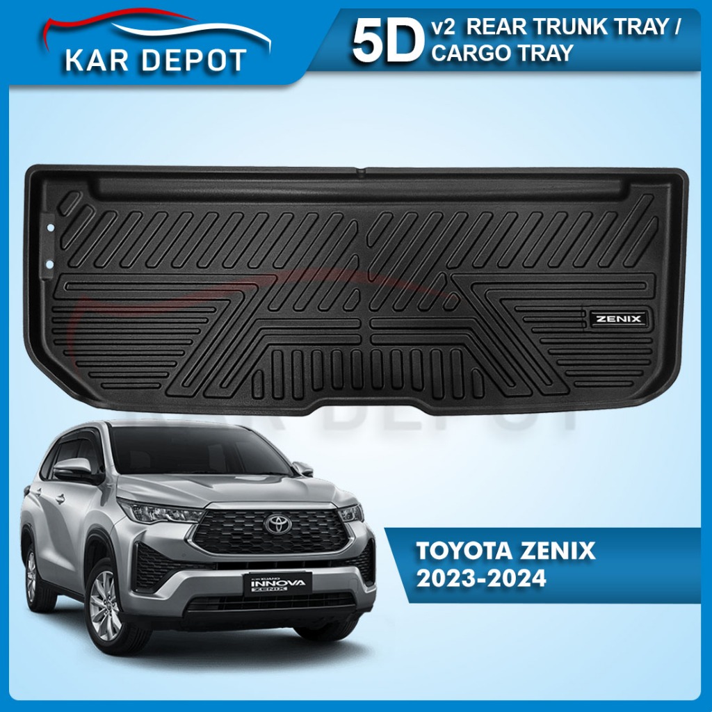TOYOTA ZENIX 2023 - 2024 Rear Trunk Tray or Cargo Tray | Shopee Philippines